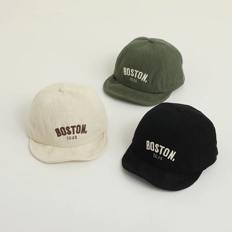 Kids Corduroy Baseball Cap UPF 50+ | Adjustable Snapback – Baby Stork