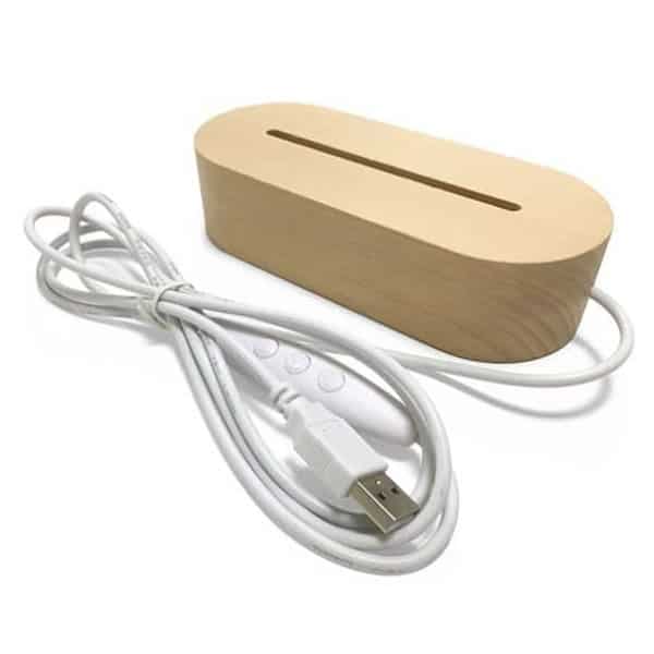 Personalised Let's Celebrate LED Night Light for Kids – Customisable ...