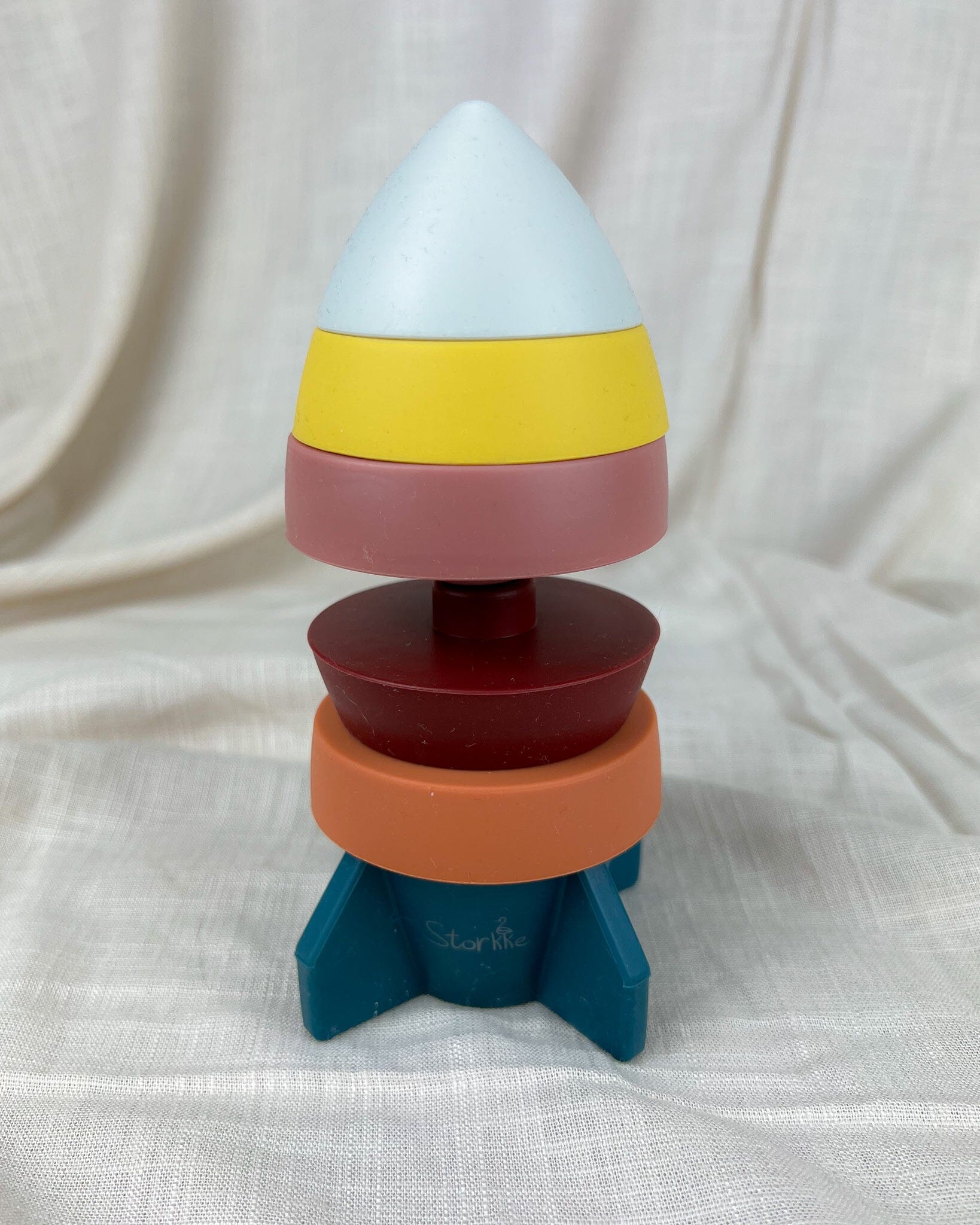 Silicone Baby Toys Rocket Stacker – Baby Stork