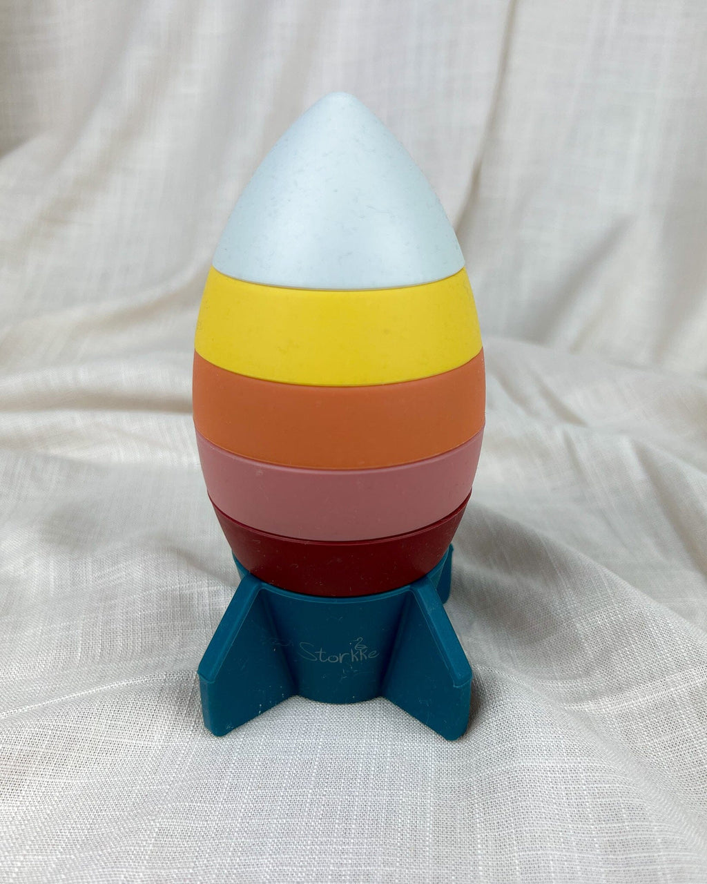Silicone Baby Toys Rocket Stacker – Baby Stork